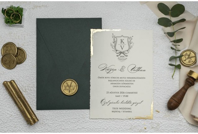 Wax Seal Invitation - Custom Personalised Seal